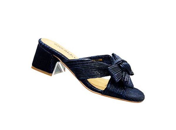 BRESLEY Aniston - Navy Lame - Savida Ladies Shoes